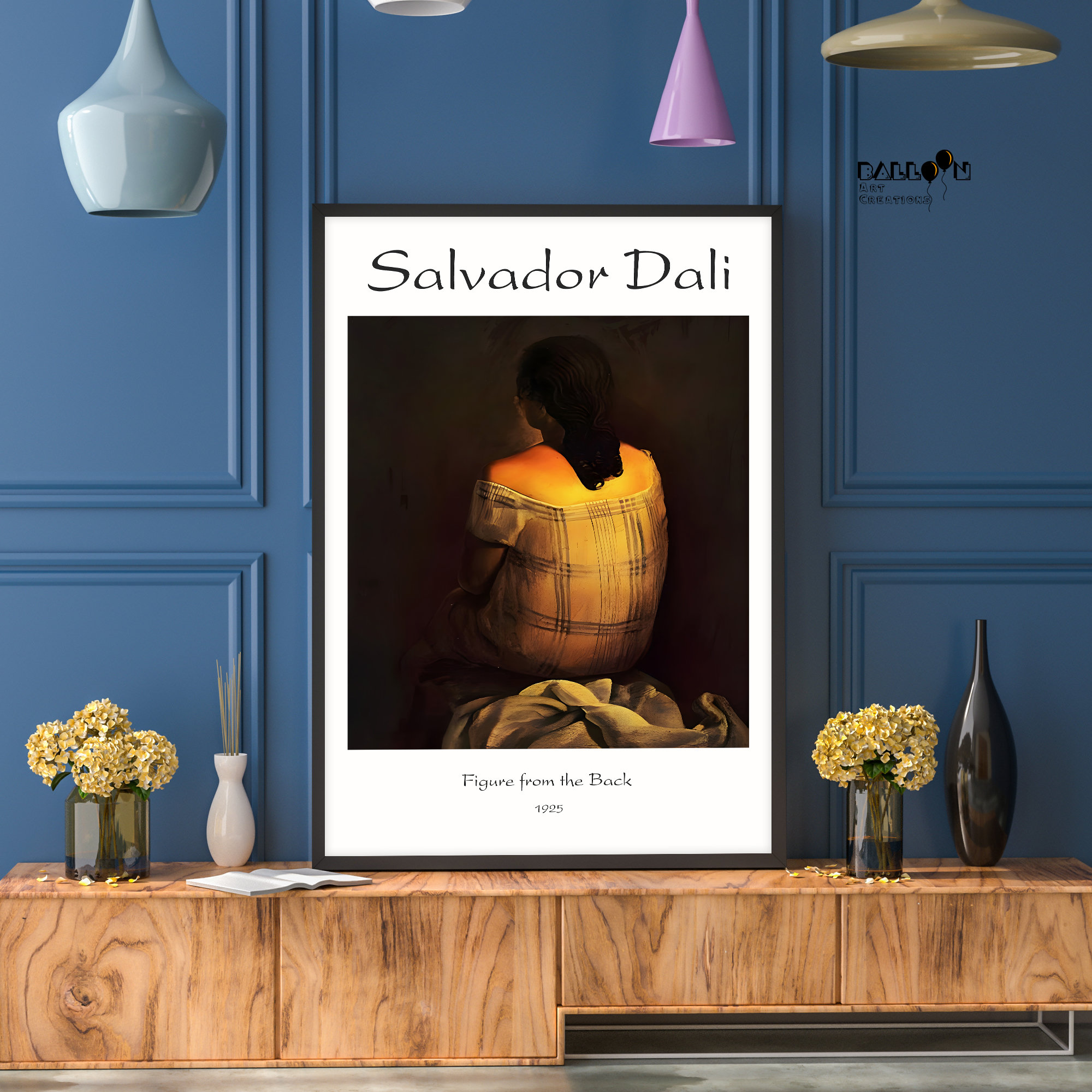 Salvador Dali, Figure From the Back, 1925, Salvador Dali Print, Dali ...