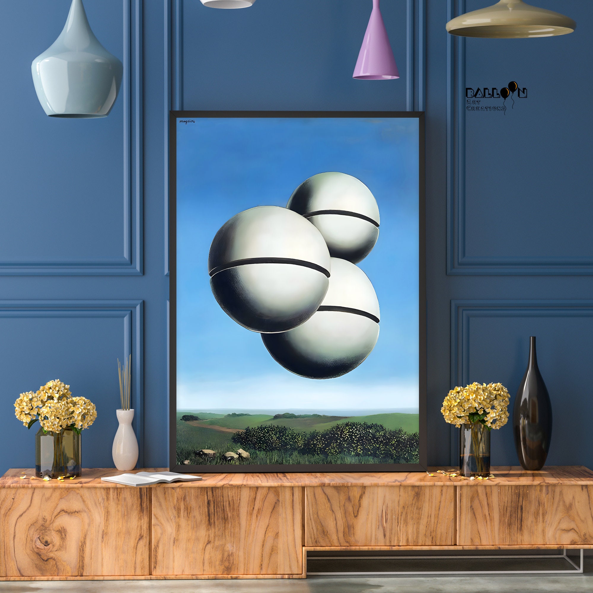 Rene Magritte, the Voice of Space, 1928, Magritte Poster, Surrealism ...