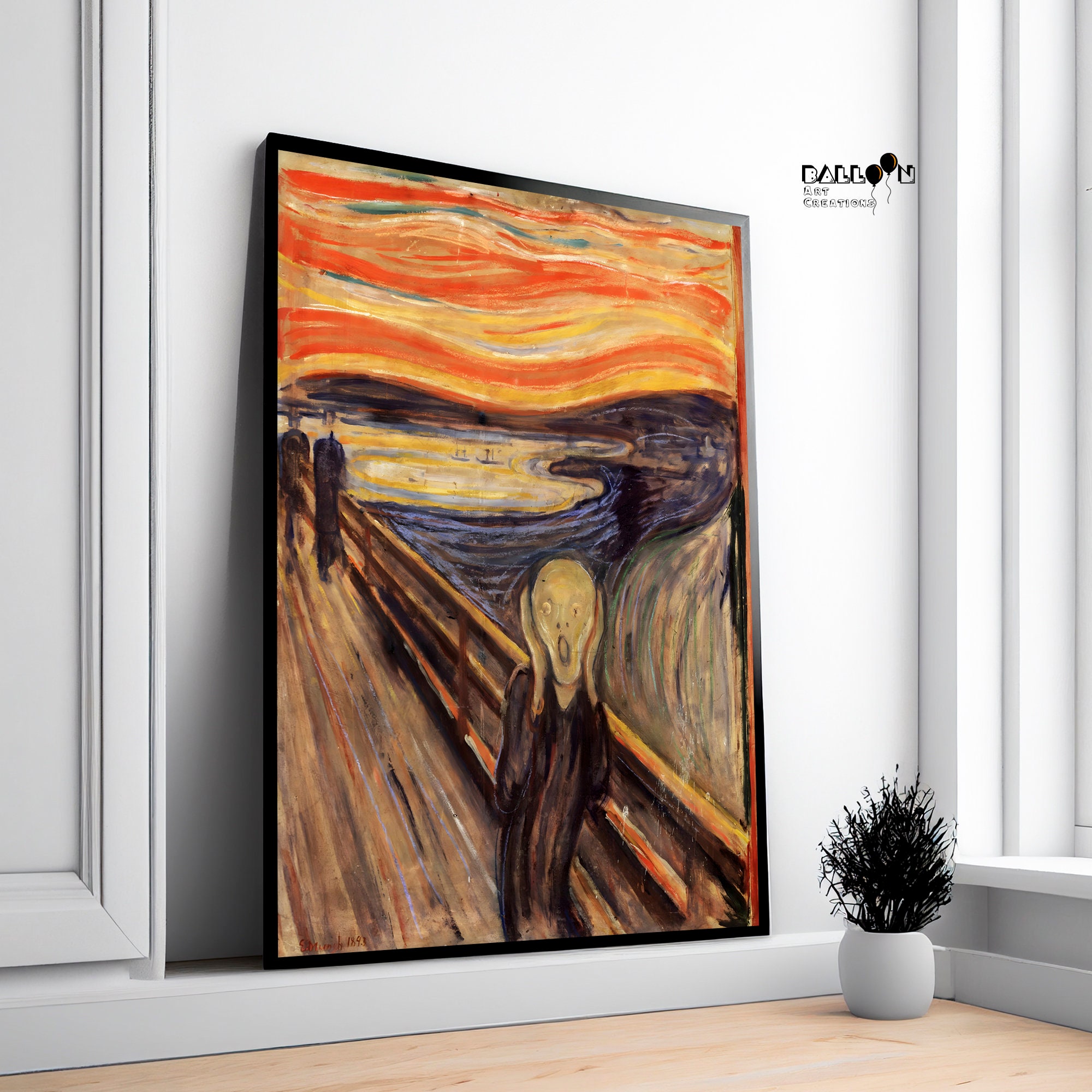 Edvard Munch, the Scream, 1893, Edvard Munch Poster, Portrait Art ...