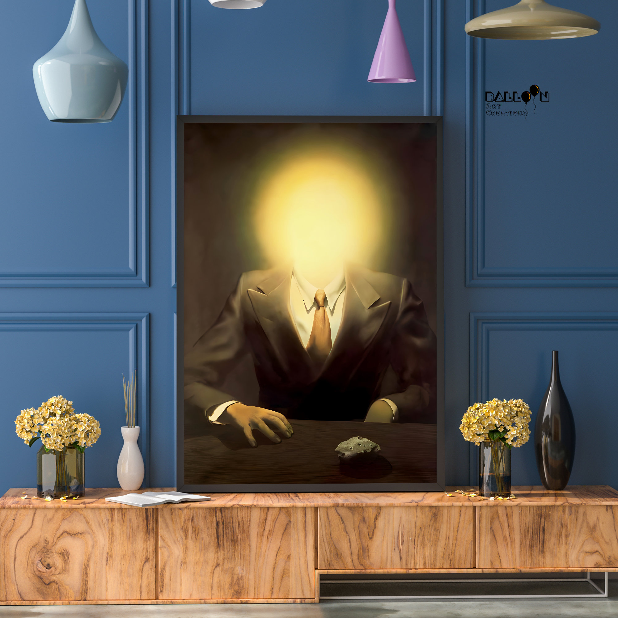 Rene Magritte, the Pleasure Principle-portrait of Edward James, 1937 ...