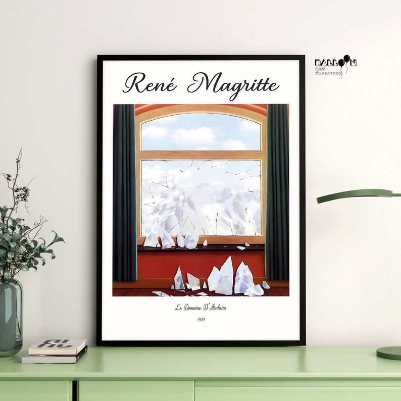 Rene Magritte, Le Domaine Darnheim, 1949, Rene Magritte Poster ...