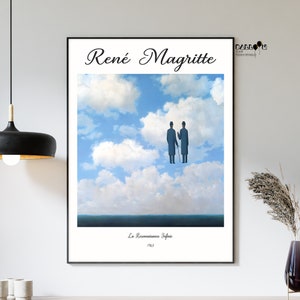 Rene Magritte, La Reconnaissance Infinie, 1963, Rene Magritte Wall Art ...