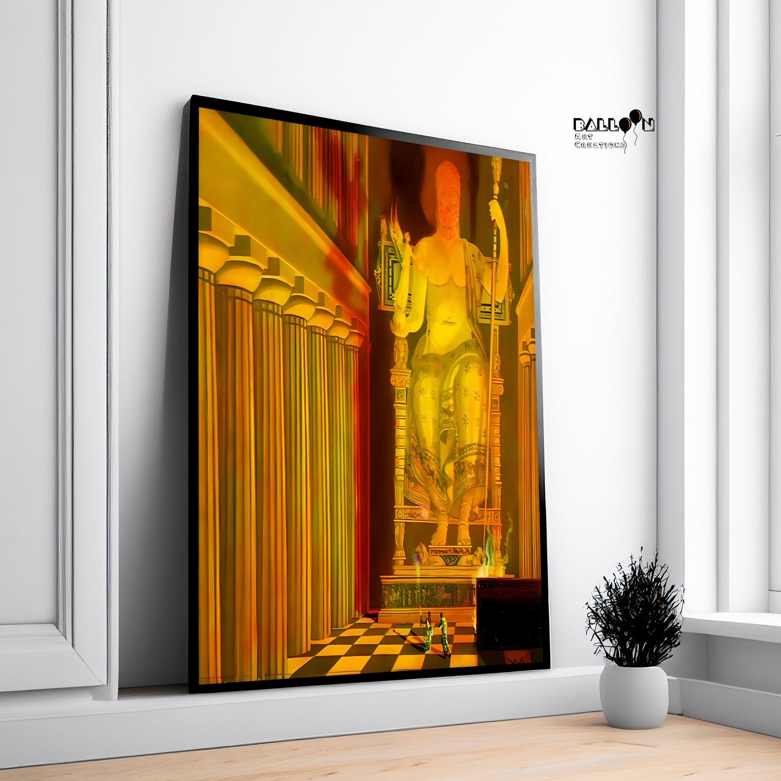 Salvador Dali, Statue of Olympic Zeus, 1954, Salvador Dali Poster ...