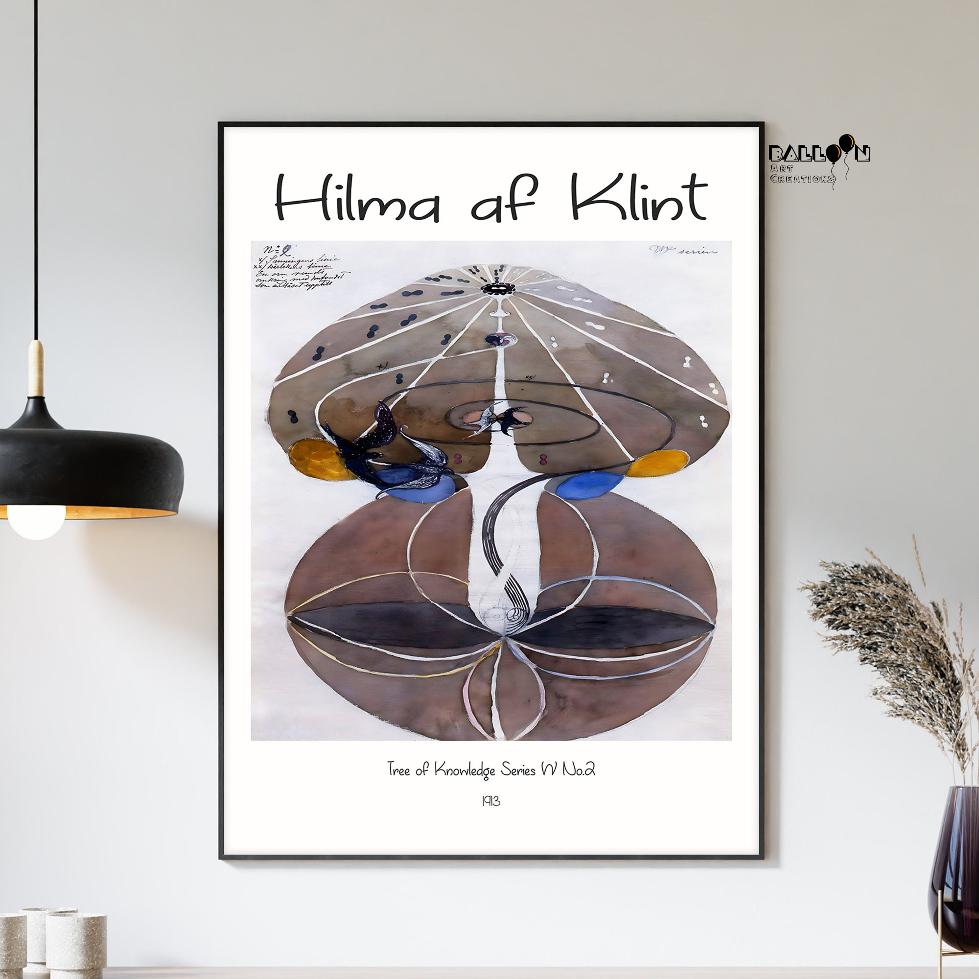 Hilma Af Klint, Tree of Knowledge Series W No.2, 1913, Hilma Af Klint ...