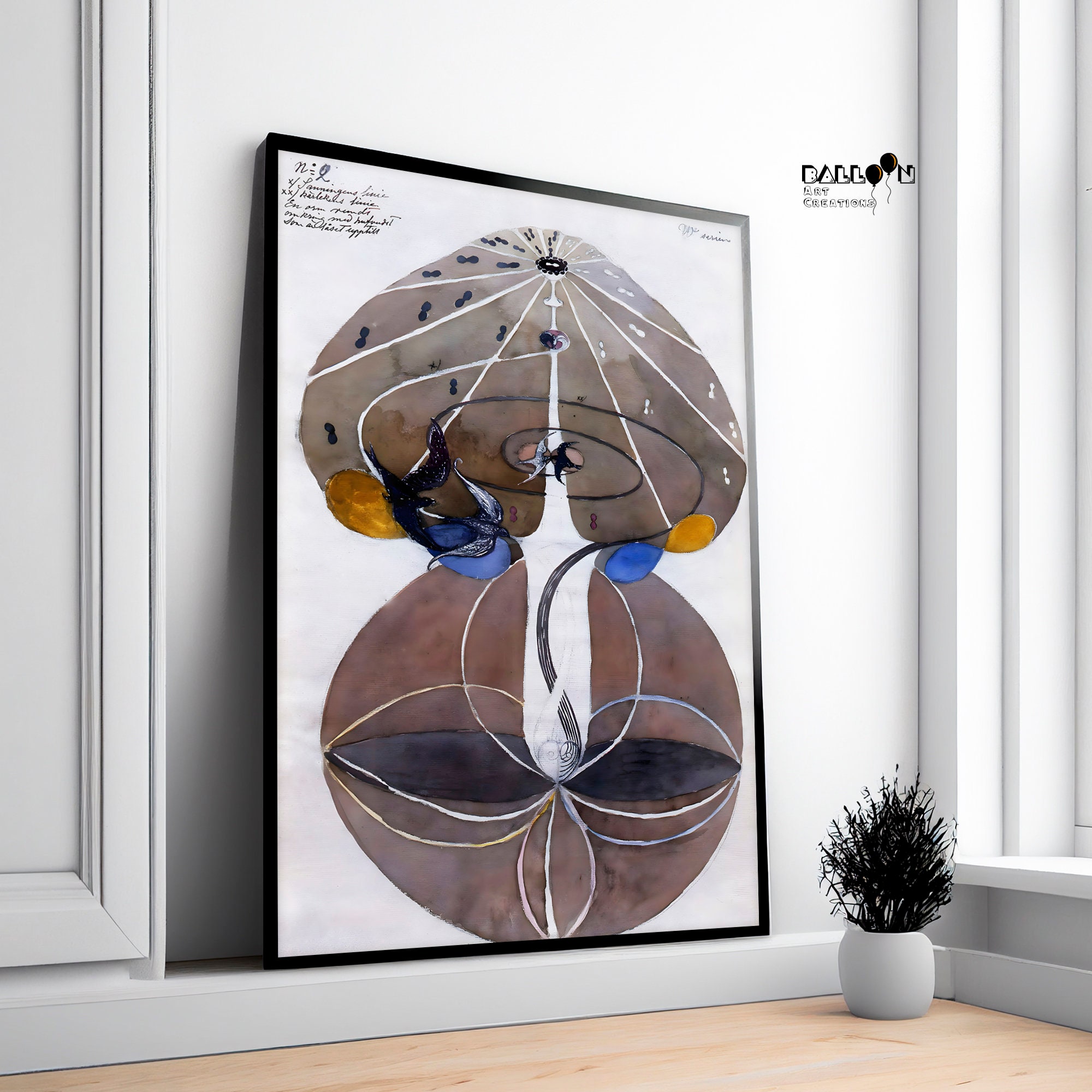 Hilma Af Klint, Tree of Knowledge Series W No.2, 1913, Hilma Af Klint ...