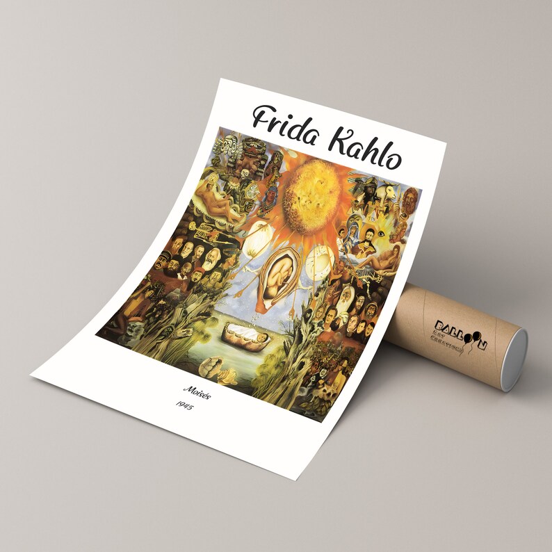 Frida Kahlo, Moisés, 1945, Frida Kahlo Print, Gallery Wall Art ...