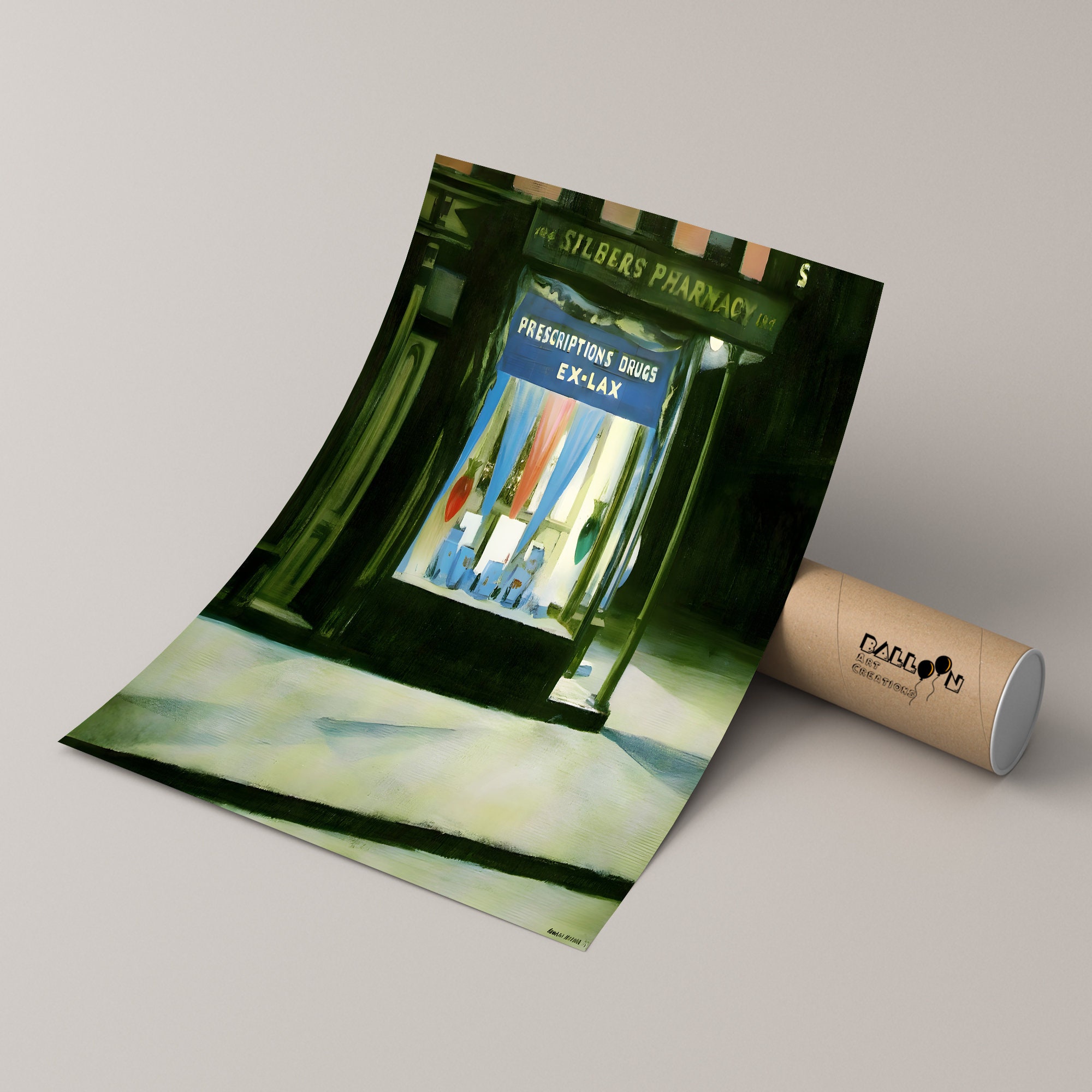 Edward Hopper, Drug Store, 1927, Edward Hopper Print, Exhibition Poster ...