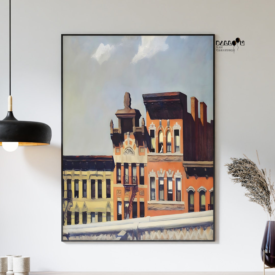 Edward Hopper, From Williamsburg Bridge, 1928, Edward Hopper Print ...