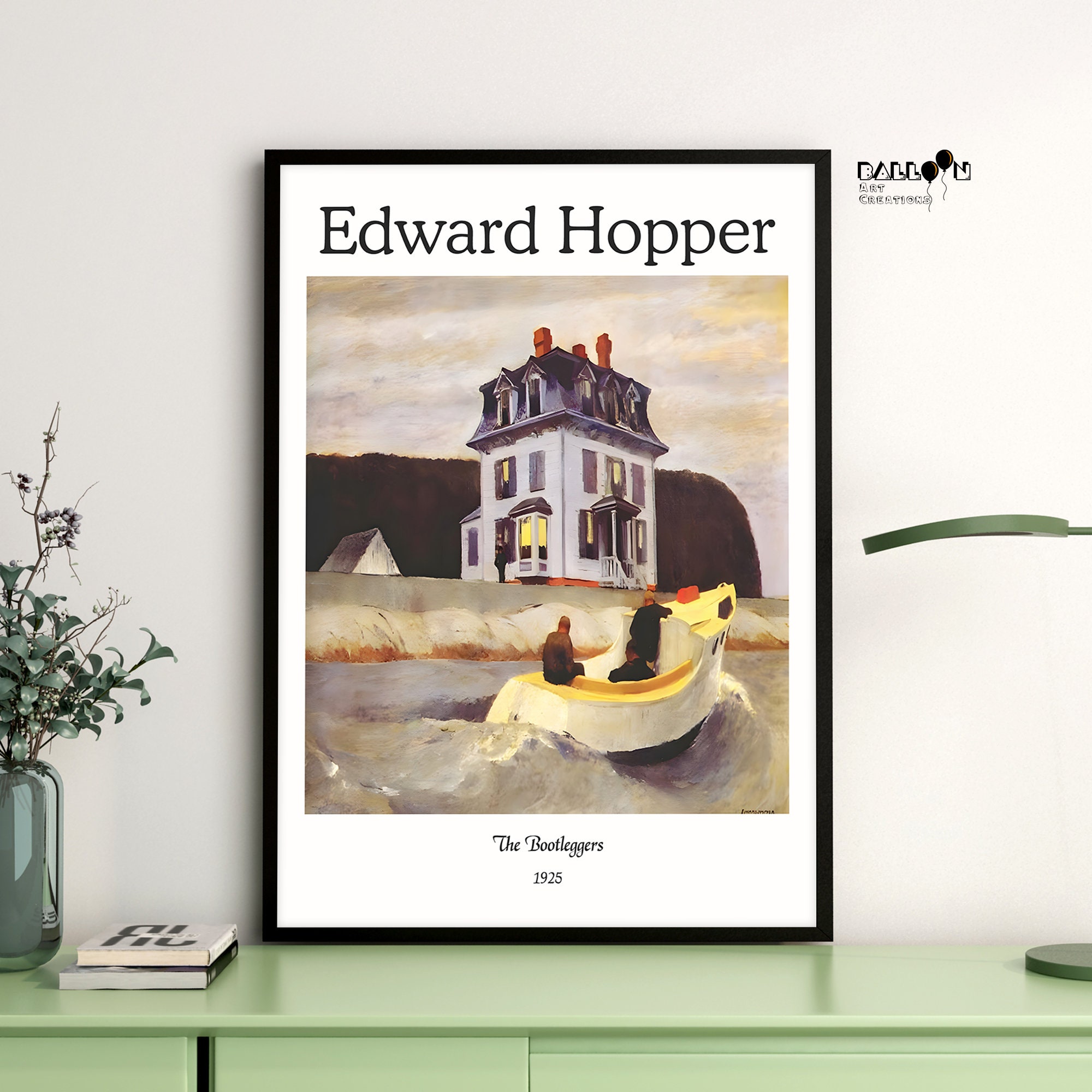 Edward Hopper, the Bootleggers, 192, Hopper Wall Poster, Museum Print ...
