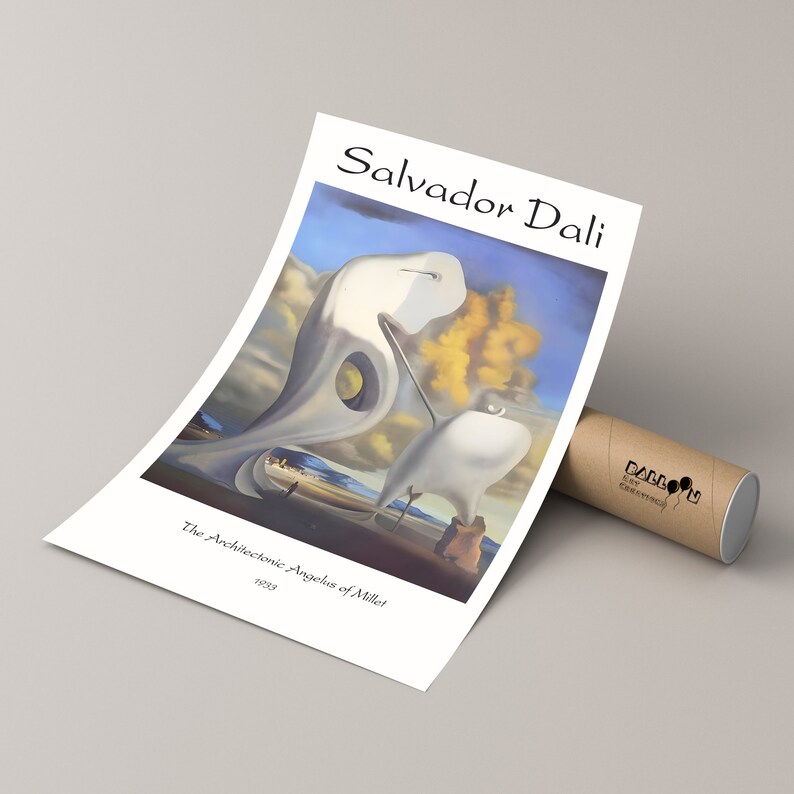 Salvador Dali, the Architectonic Angelus of Millet, 1933, Salvador Dali ...