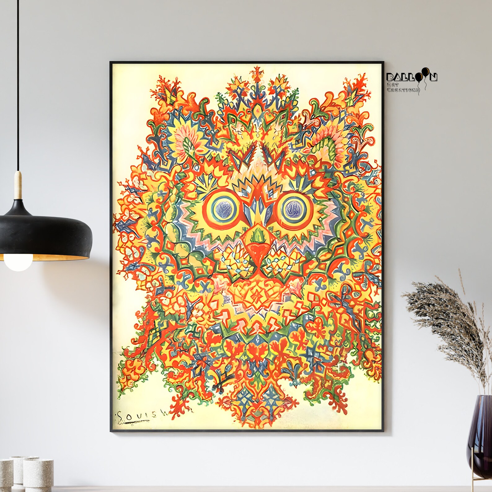 Louis Wain, Louis Wain Cat Poster, Illustration Poster, Classic Art ...