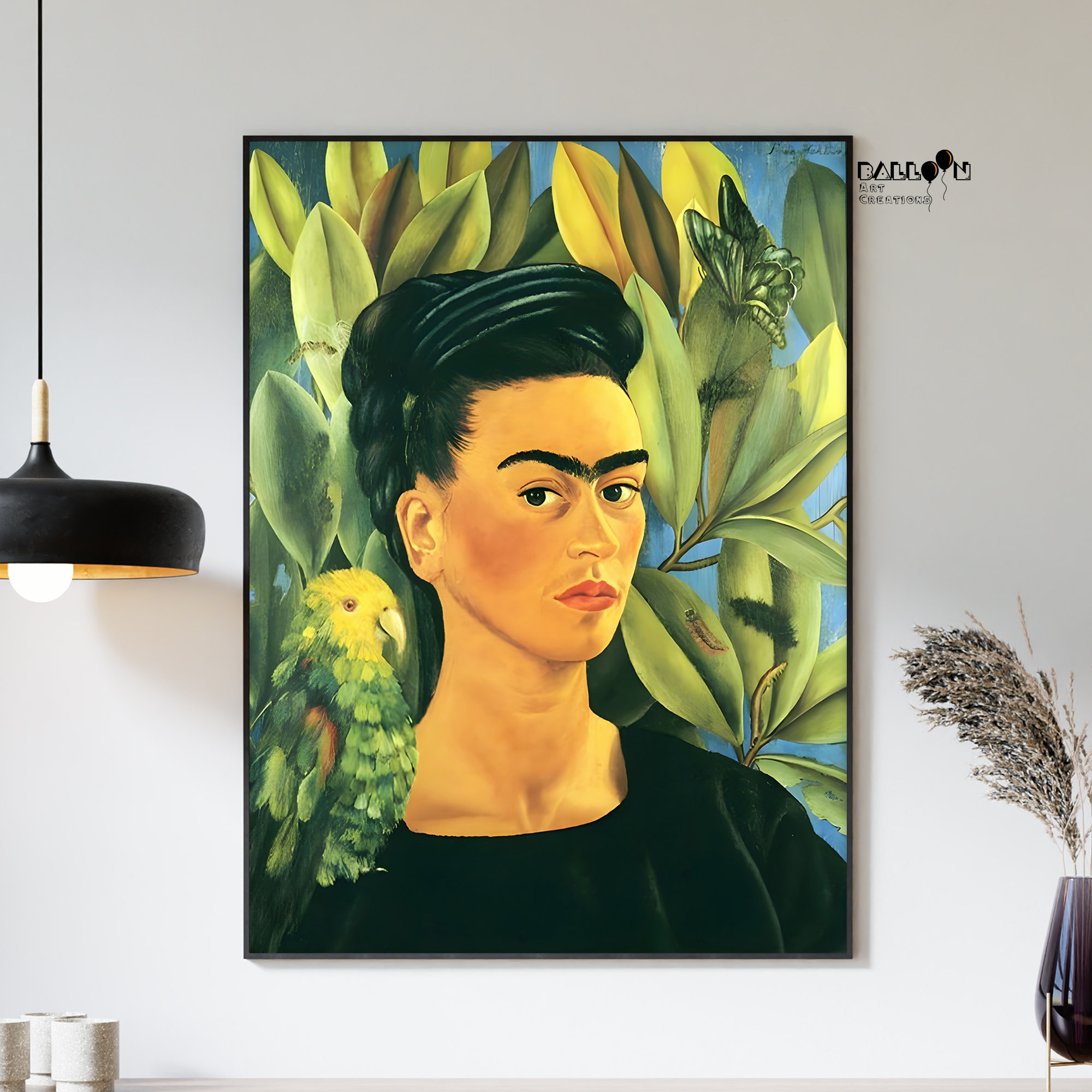 Frida Kahlo, Autorretrato Con Bonito, 1941, Frida Kahlo Print, Feminism ...