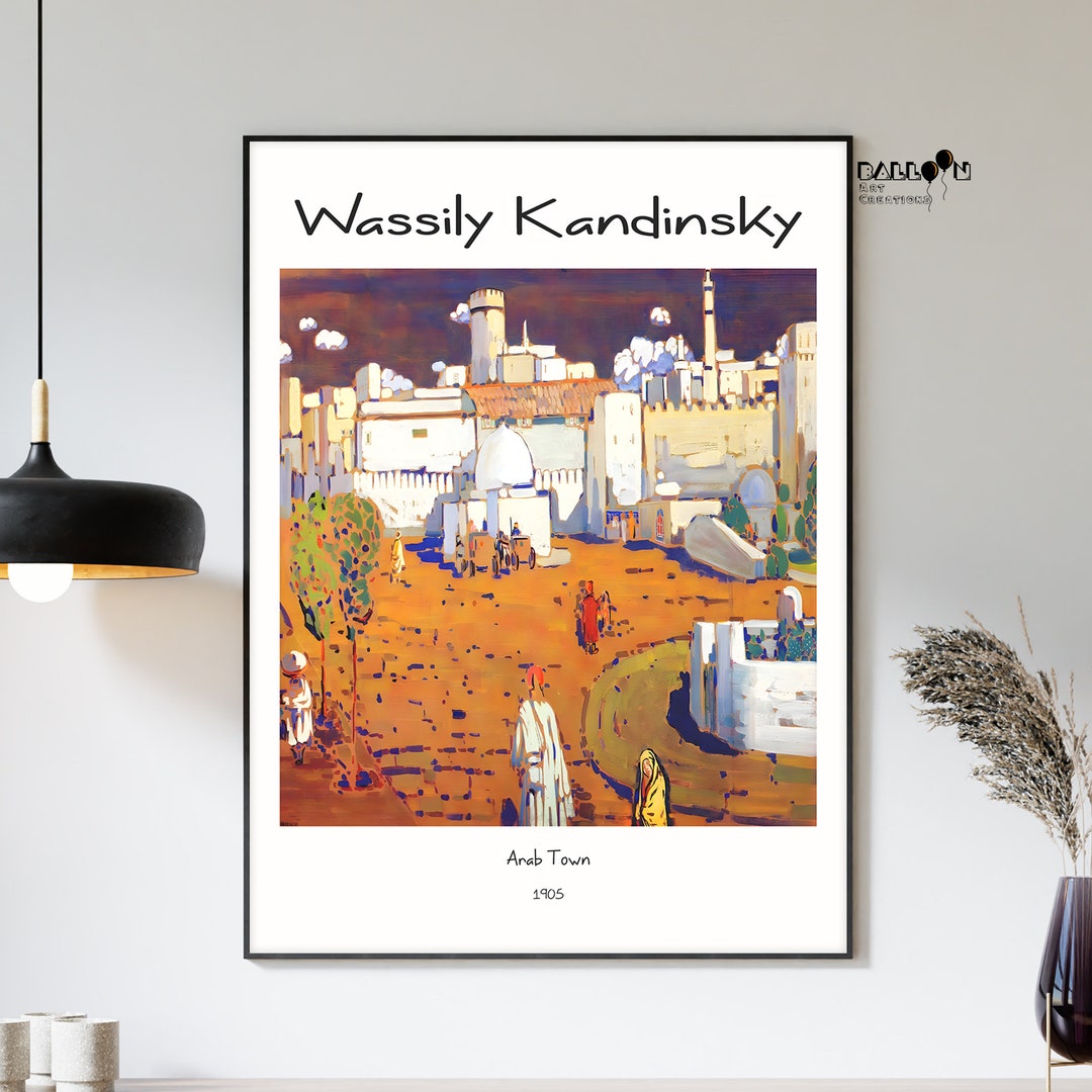 Wassily Kandinsky, Arab Town, 1905, Wassily Kandinsky Poster, Kandinsky ...