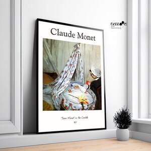 Claude Monet, Jean Monet in the Craddle, 1867, Claude Monet Print ...