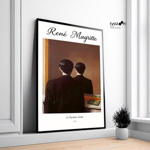 Rene Magritte, La Reproduction Interdite, 1937, Magritte Wall Poster ...