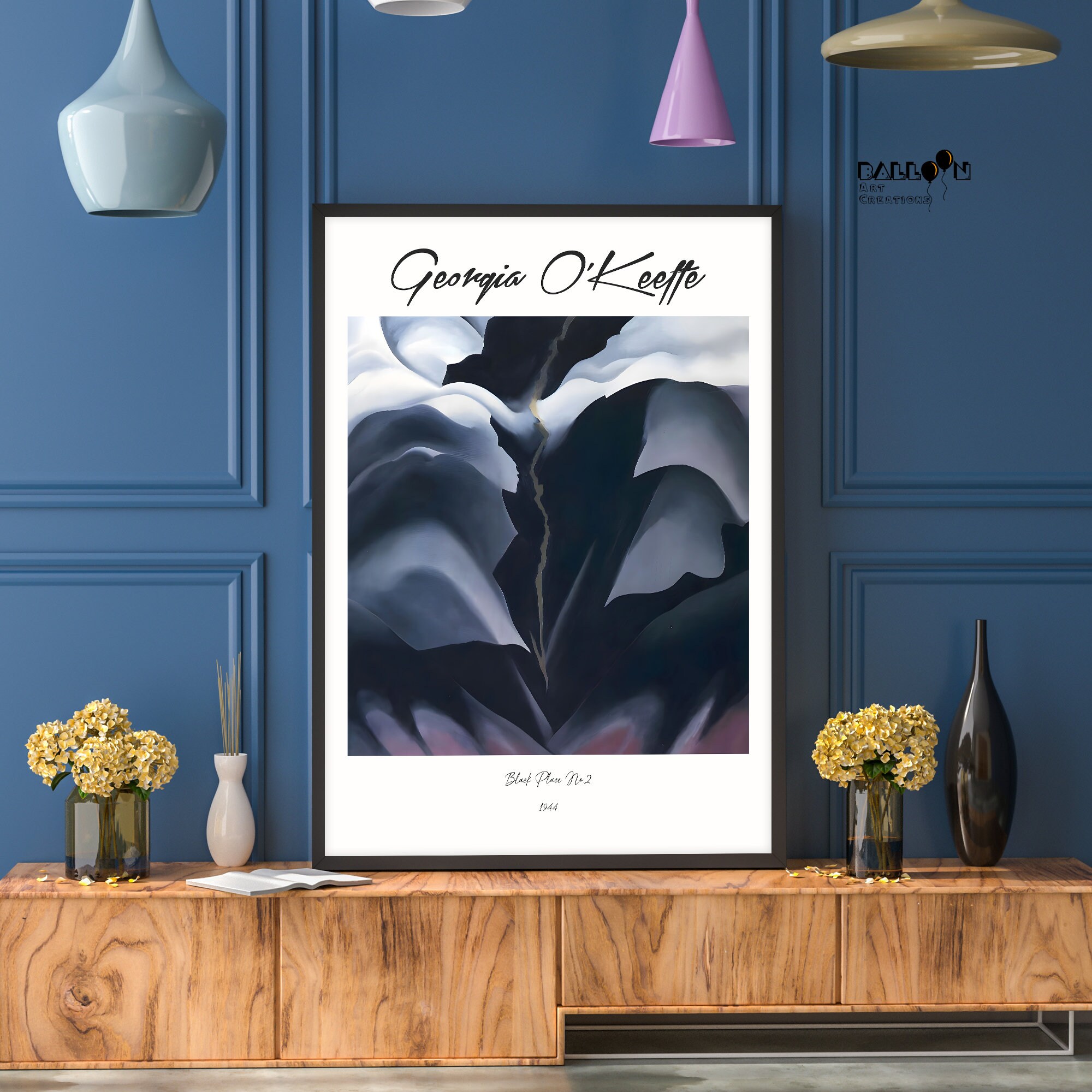Georgia O Keeffe, Black Place No.2, 1944, Georgia O'keeffe Poster ...