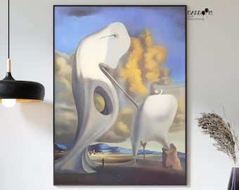 Salvador Dali, the Architectonic Angelus of Millet, 1933, Salvador Dali ...