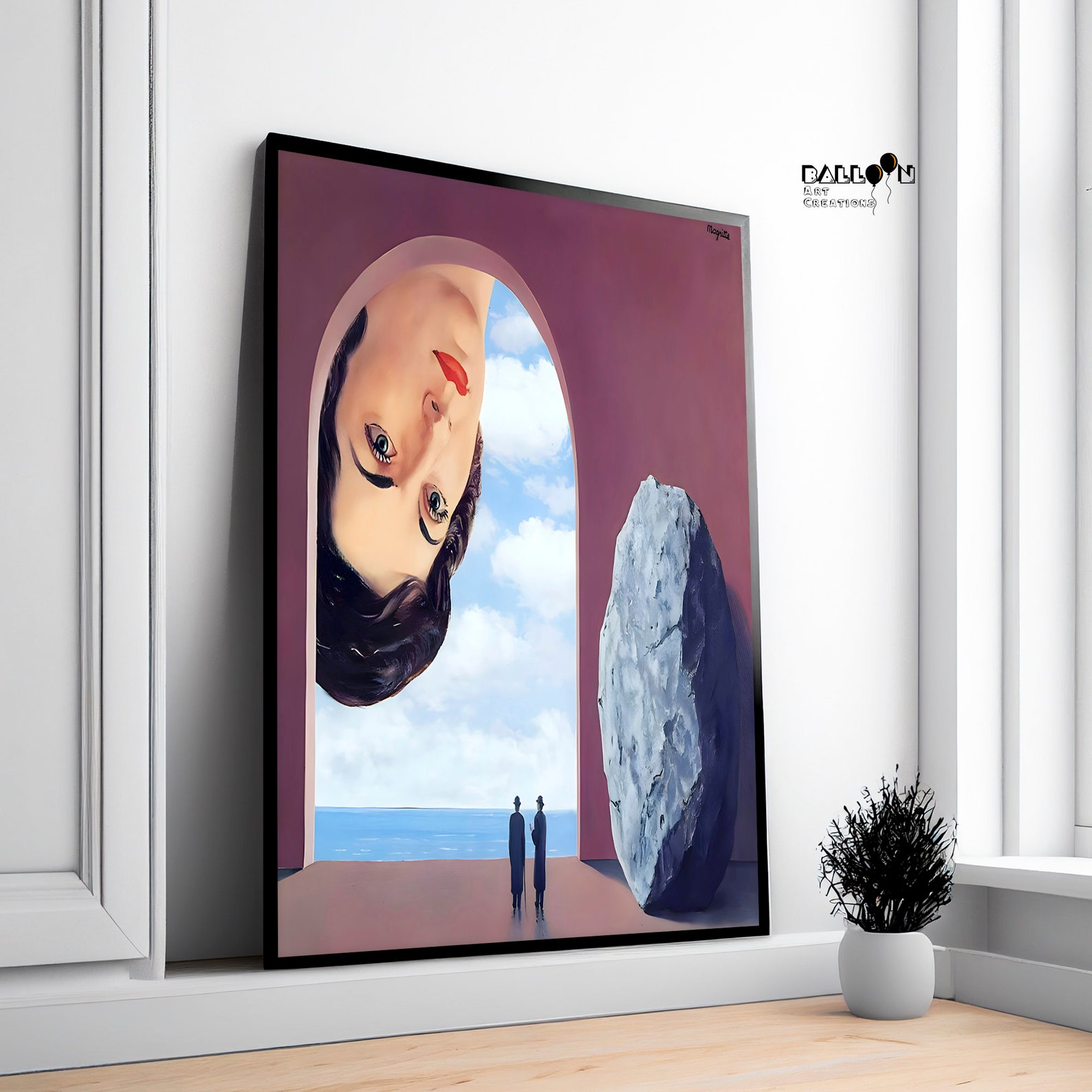 Rene Magritte, Portrait of Stephy Langui, 1961, Rene Magritte Print ...