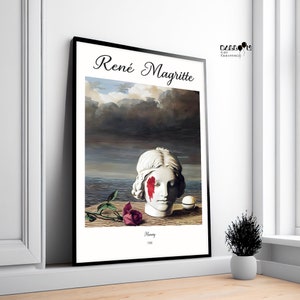 Rene Magritte, Memory, 1948, Rene Magritte Print, Surrealism Art ...