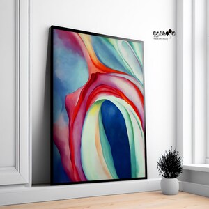 Georgia O Keeffe, Music Pink and Blue No.2, 1918, Georgia O Keeffe ...