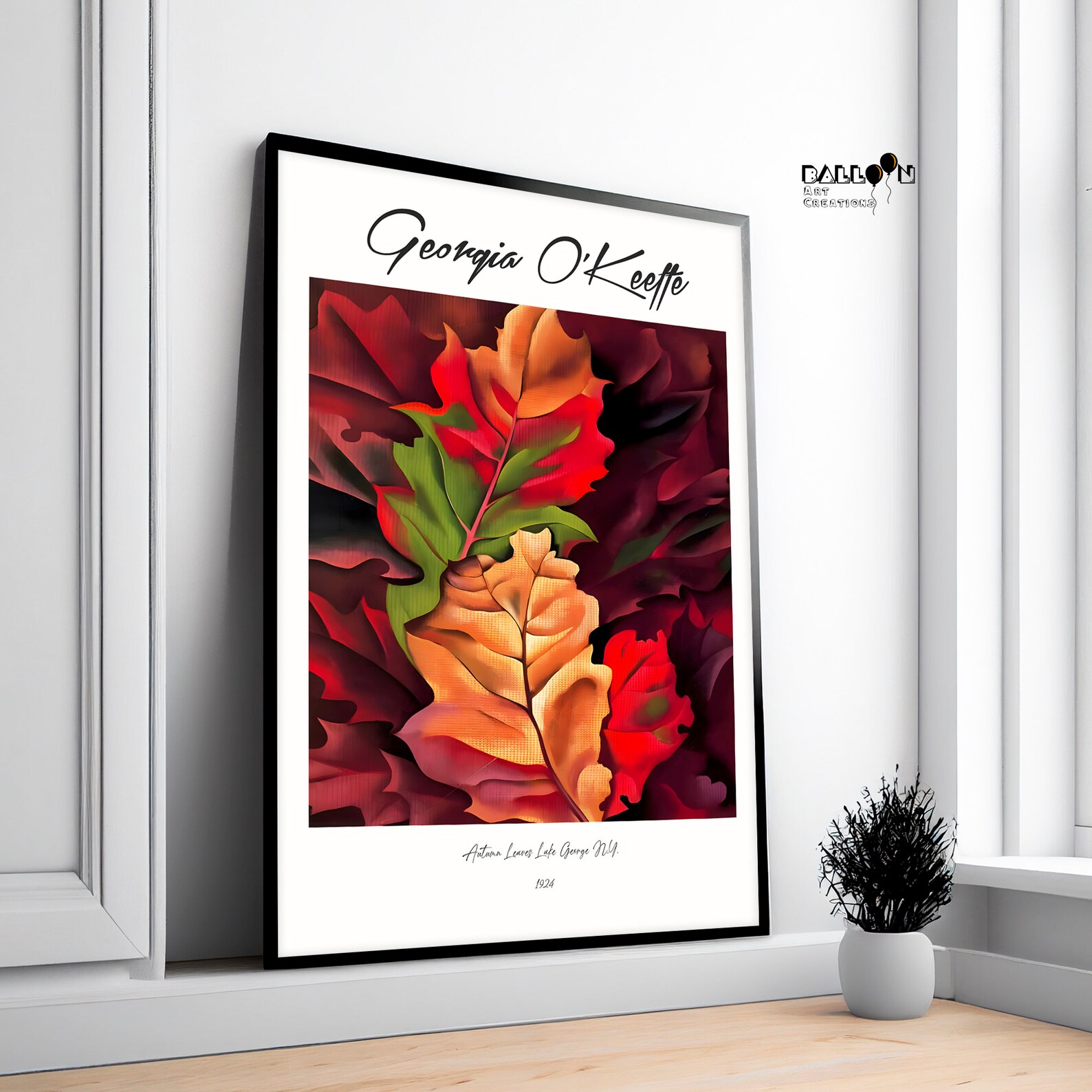 Georgia O Keeffe, Autumn Leaves Lake George N.Y., 1924, Georgia O ...