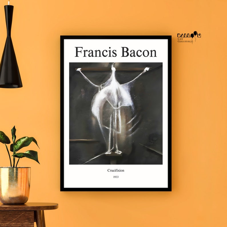Francis Bacon, Crucifixion, 1933, Francis Bacon Print, Modern Wall ...