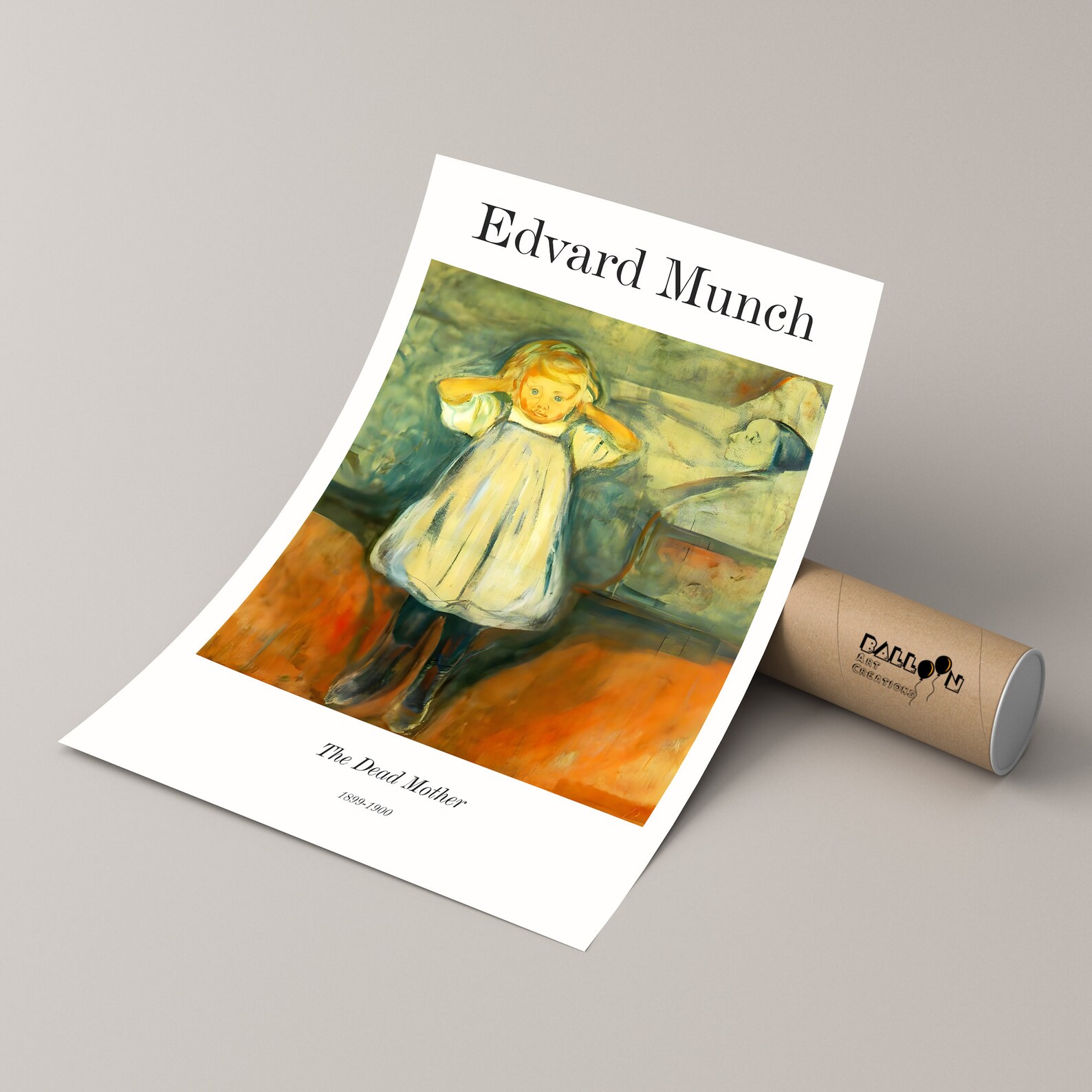 Edvard Munch, the Dead Mother, 1899-1900, Munch Wall Art, Portrait Art ...