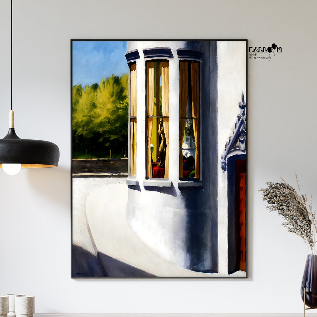 Edward Hopper, August in the City, 1945, Hopper Wall Poster, Home Wall ...