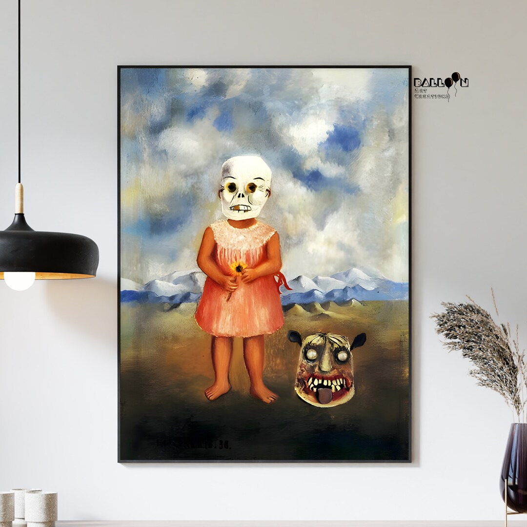 Frida Kahlo, Niña Con Mascara De Muerte, 1938, Frida Kahlo Poster, Wall ...