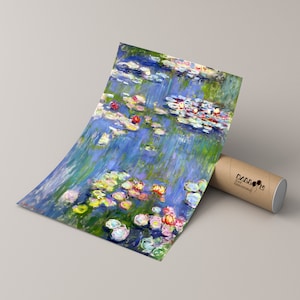 Claude Monet, Water Lilies, 1916, Monet Wall Art, Impressionist Art ...