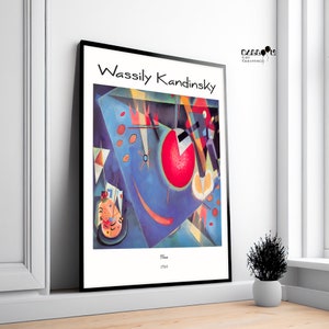 Wassily Kandinsky, Blue, 1925, Kandinsky Poster, Abstract Art, Home ...