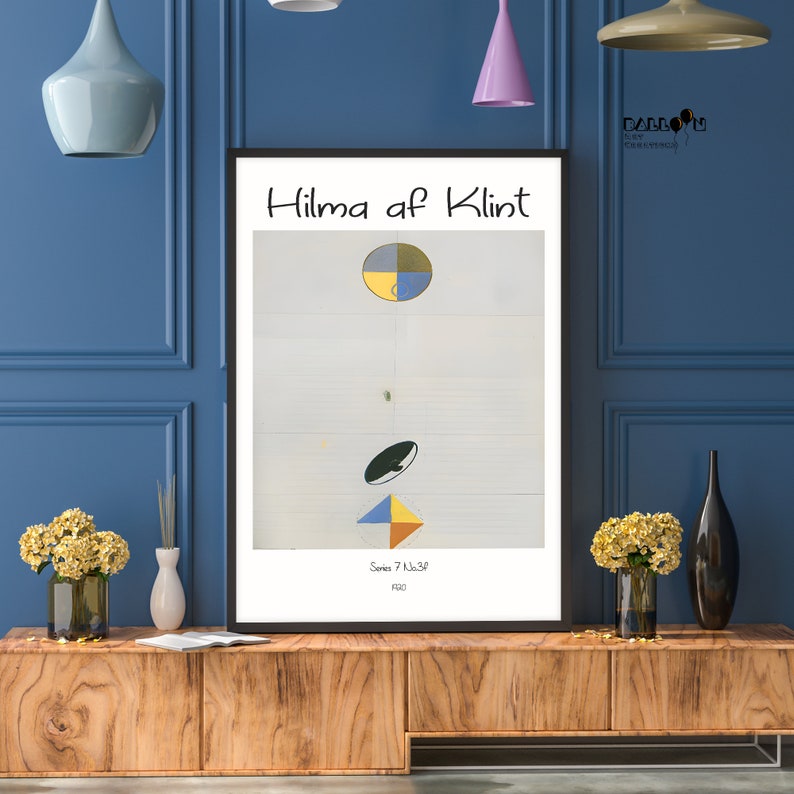 Hilma Af Klint, Series 7 No.3f, 1920, Klint Poster, Modern Art, Wall ...