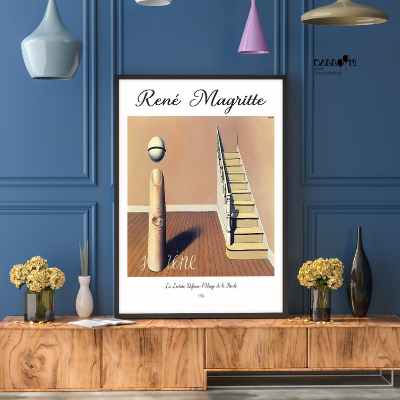 Rene Magritte, La Lecture Defanse-l'usage De La Parole, 1936, Rene ...