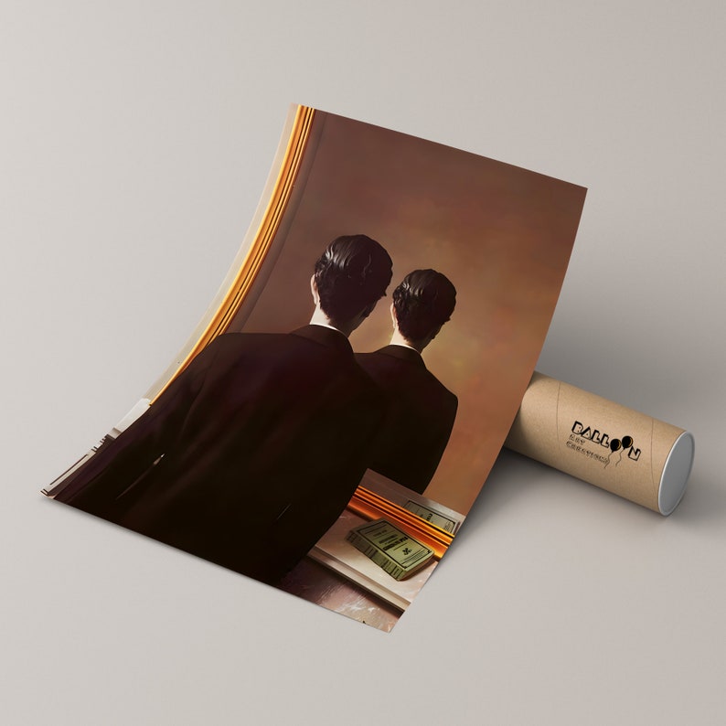 Rene Magritte, La Reproduction Interdite, 1937, Magritte Poster ...