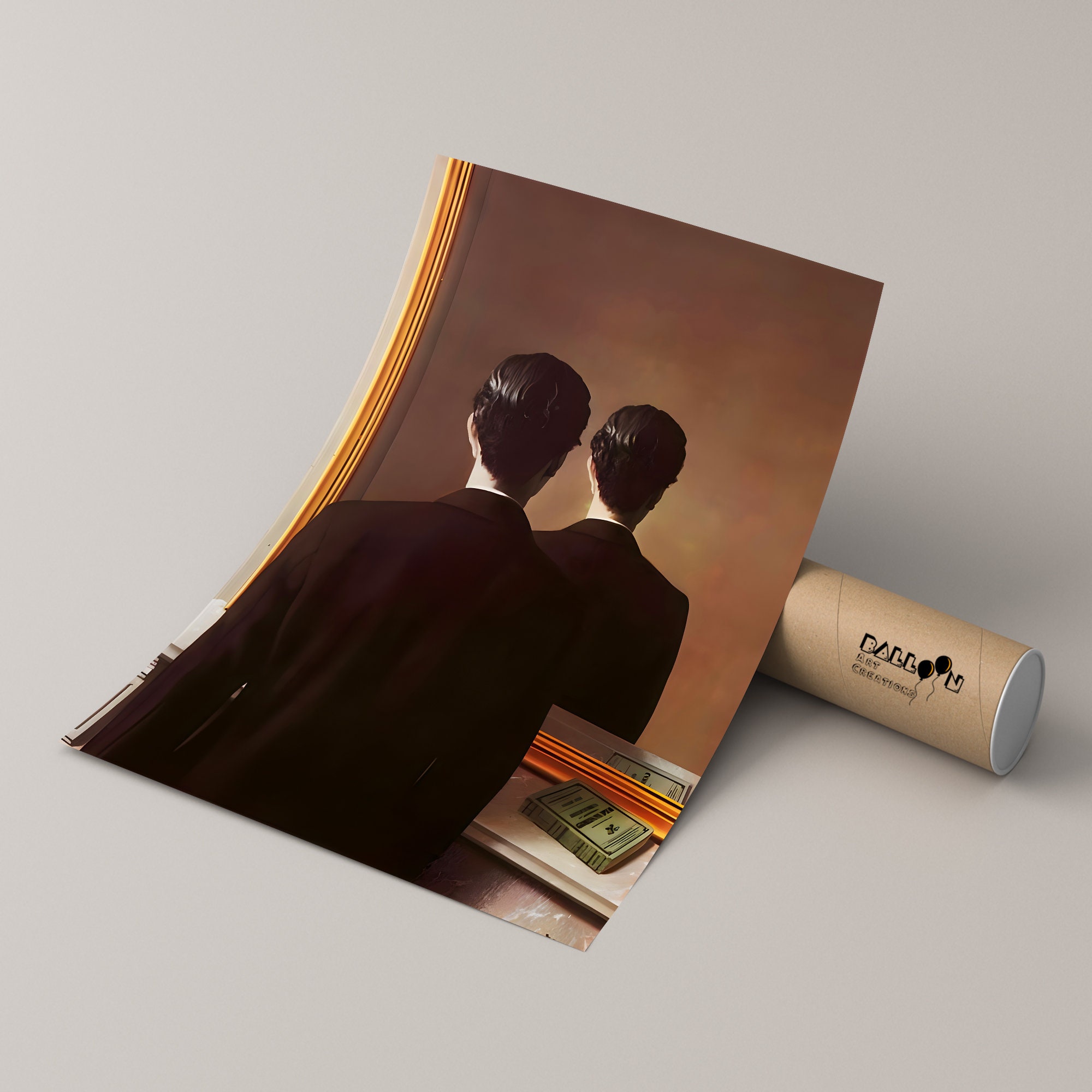 Rene Magritte, La Reproduction Interdite, 1937, Magritte Poster ...