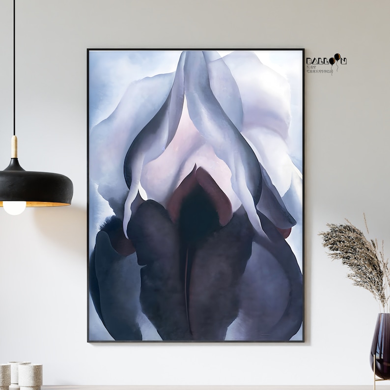 Georgia O'keeffe, Black Iris No.3, 1926, Georgia O Keeffe Print, Flower ...