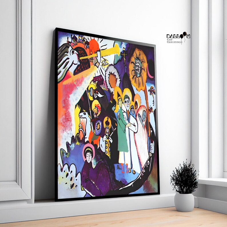 Wassily Kandinsky, All Saints Day 1, 1911, Kandinsky Wall Art, Gift ...