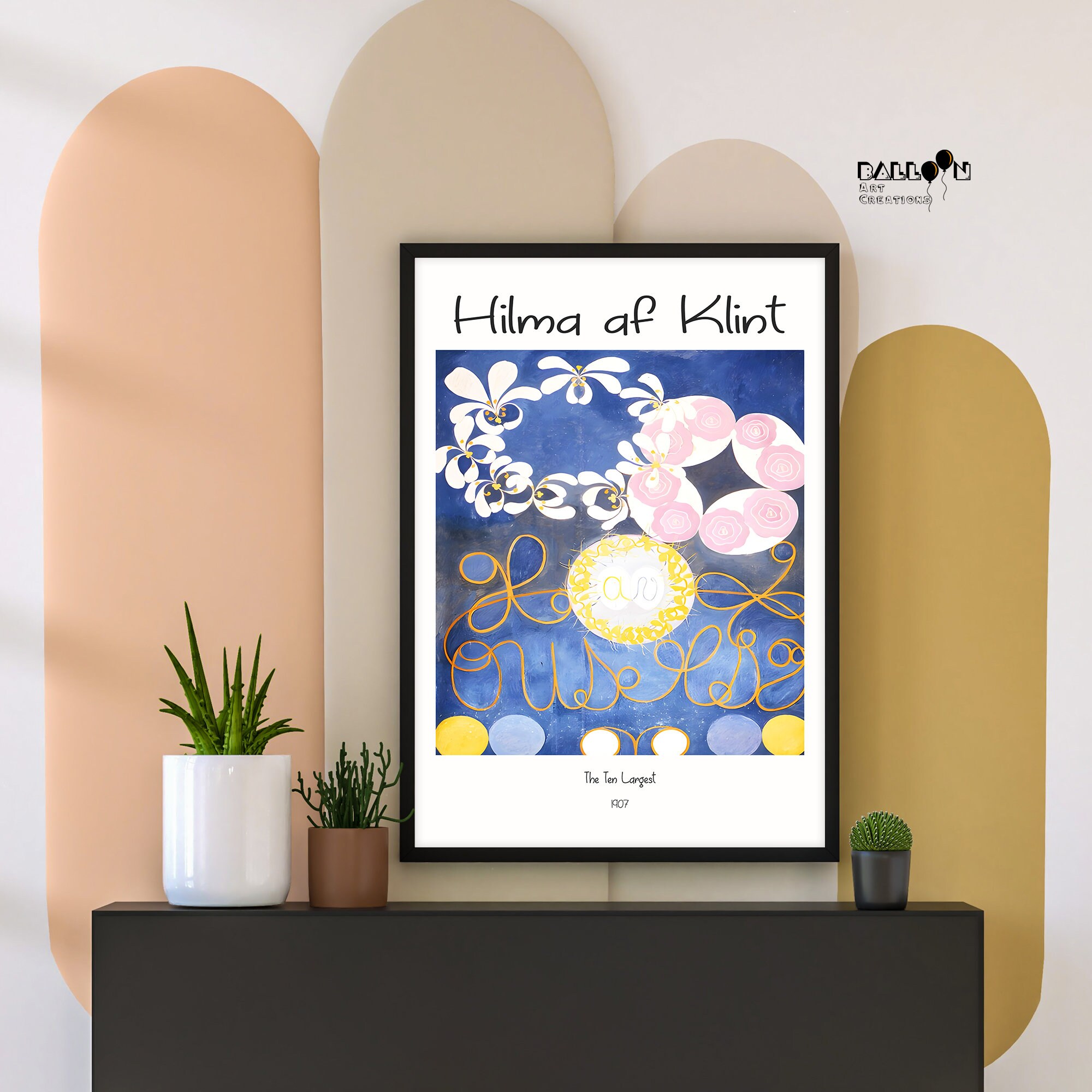 Hilma Af Klint, the Ten Largest, 1907, Hilma Af Klint Poster, Modern ...