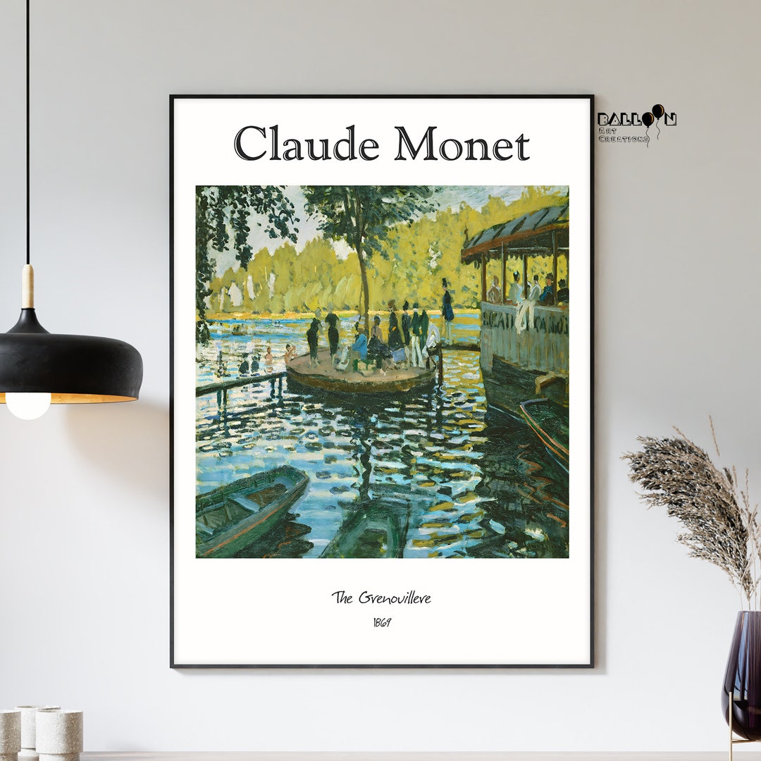 Claude Monet, the Grenouillère, 1869, Claude Monet Print, Nature Print ...