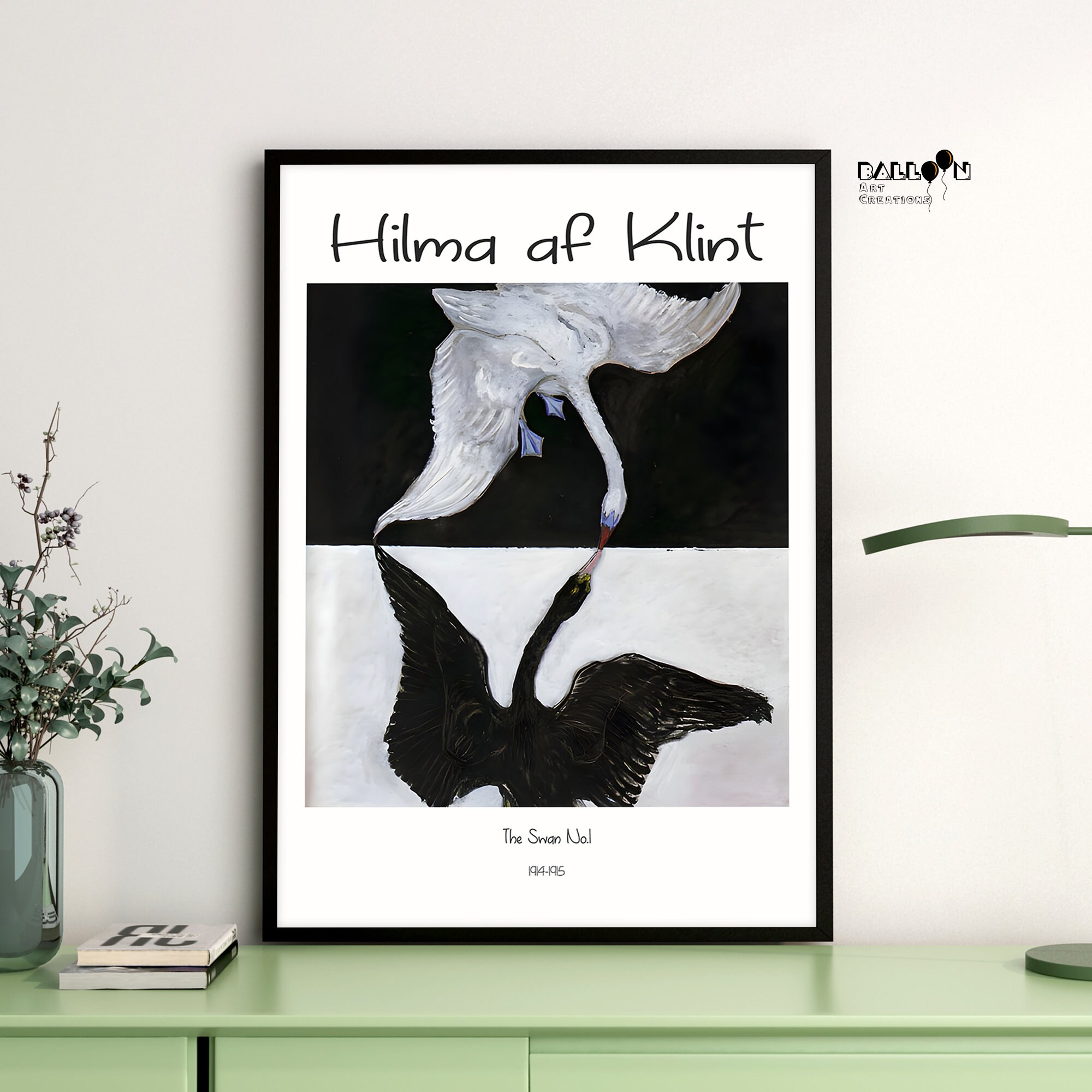 Hilma Af Klint, the Swan No.1, 1914-1915, Hilma Af Klint Poster, Modern ...