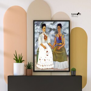 Frida Kahlo, Las Dos Fridas, 1939, Frida Kahlo Wall Art, Feminism Art ...