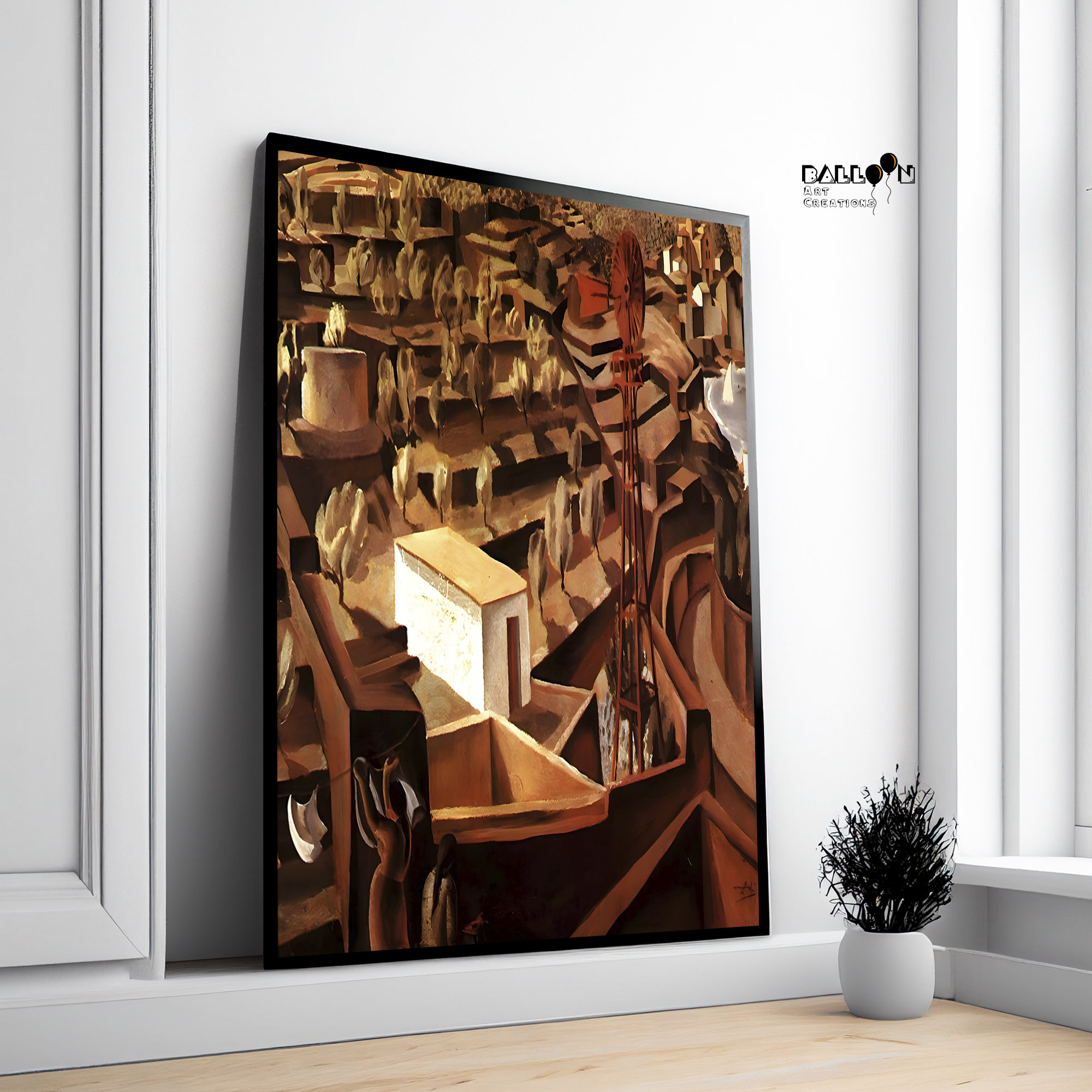 Salvador Dali, Landscape of Cadaques, 1923, Salvador Dali Poster, Home ...