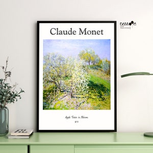Claude Monet, Apple Trees in Bloom, 1873, Claude Monet Print, Gift Idea ...
