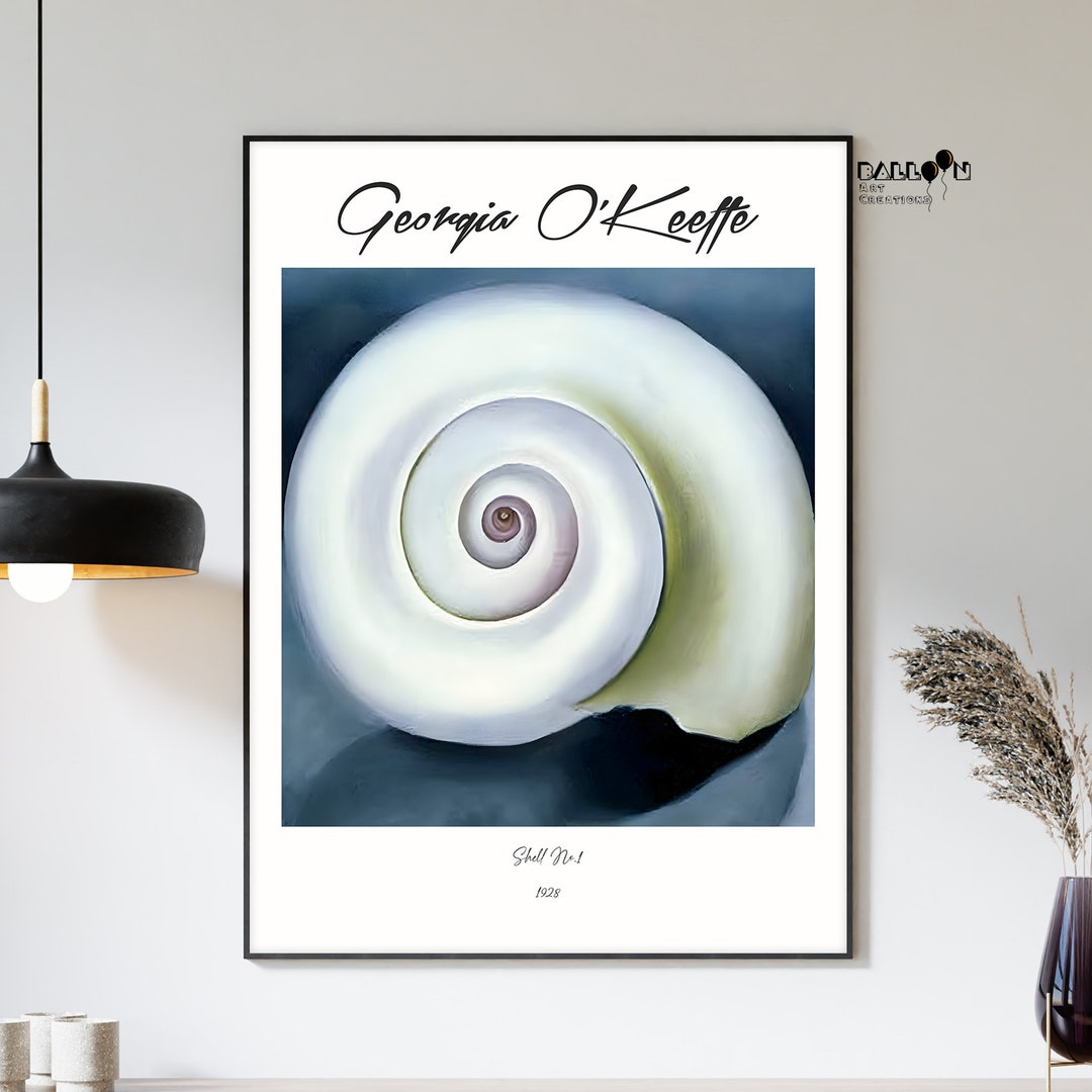 Georgia O Keeffe, Shell No.1, 1928, O'keeffe Wall Art, Modern Art Print ...