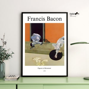 Francis Bacon, Figures in Movement, 1973, Francis Bacon Print, Modern ...