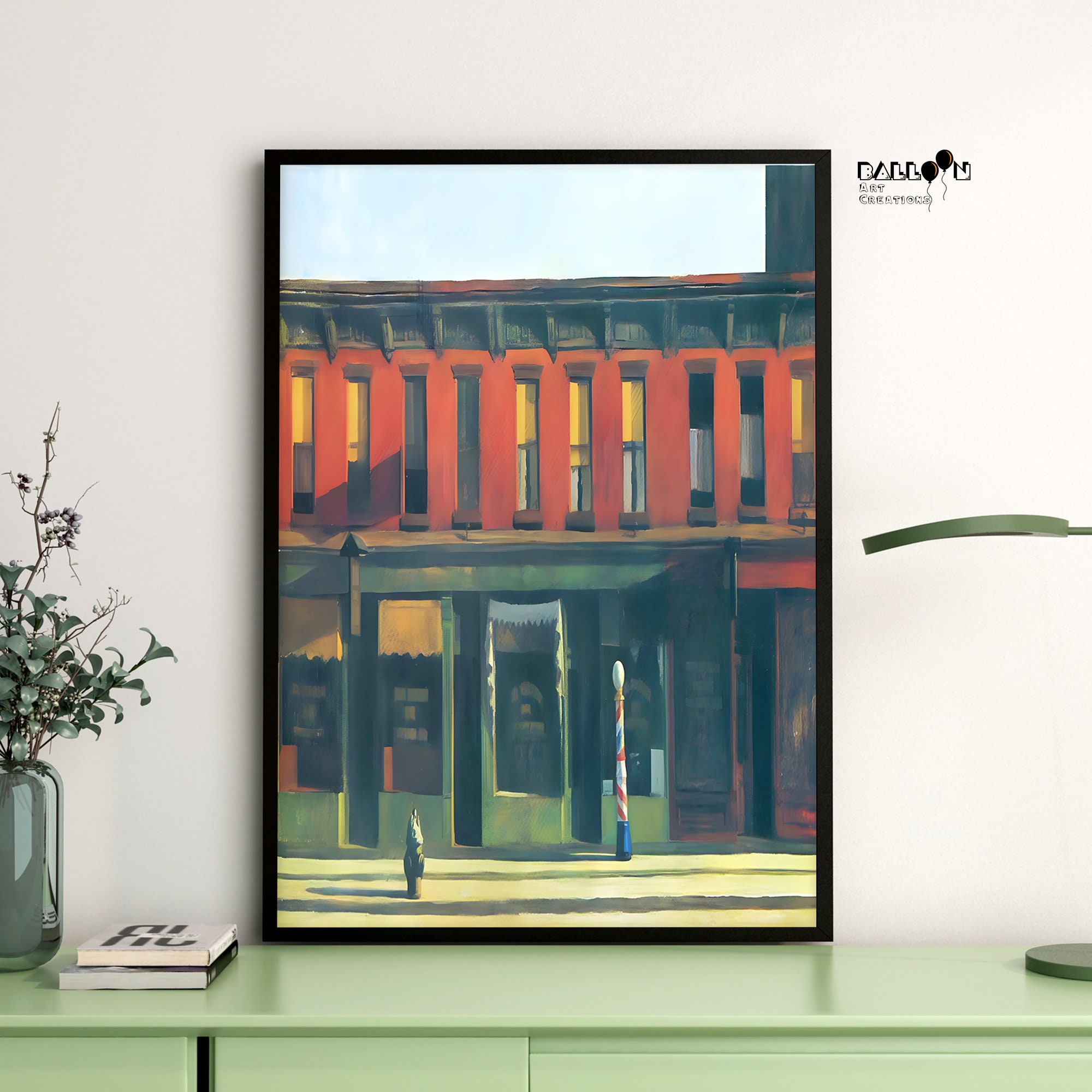 Edward Hopper, Early Sunday Morning, 1930, Edward Hopper Print, Realism ...