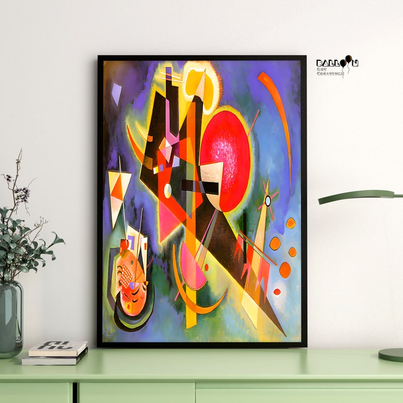 Wassily Kandinsky, in Blue, 1925, Kandinsky Print, Expressionist Art ...