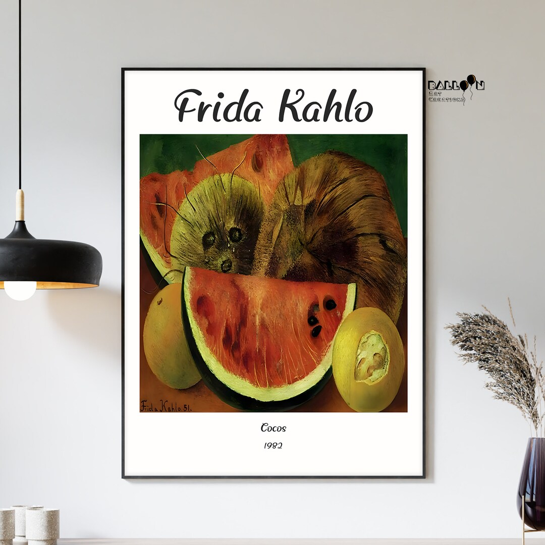 Frida Kahlo, Cocos, 1951, Frida Kahlo Poster, Gallery Wall Art ...
