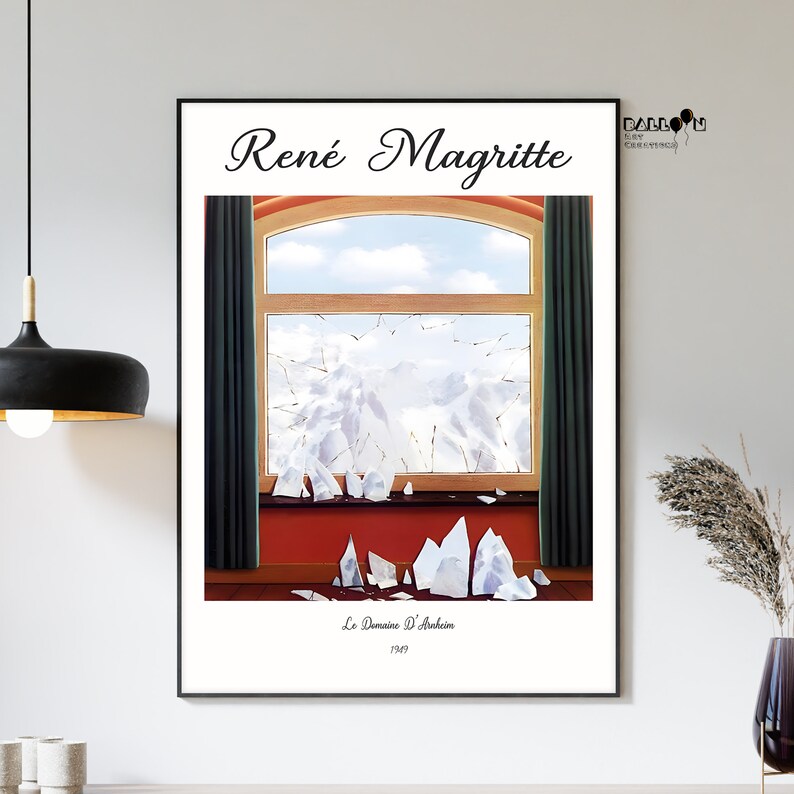 Rene Magritte, Le Domaine Darnheim, 1949, Rene Magritte Poster ...