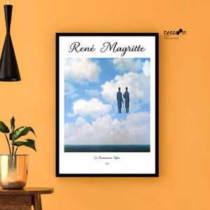 Rene Magritte, La Reconnaissance Infinie, 1963, Rene Magritte Wall Art ...